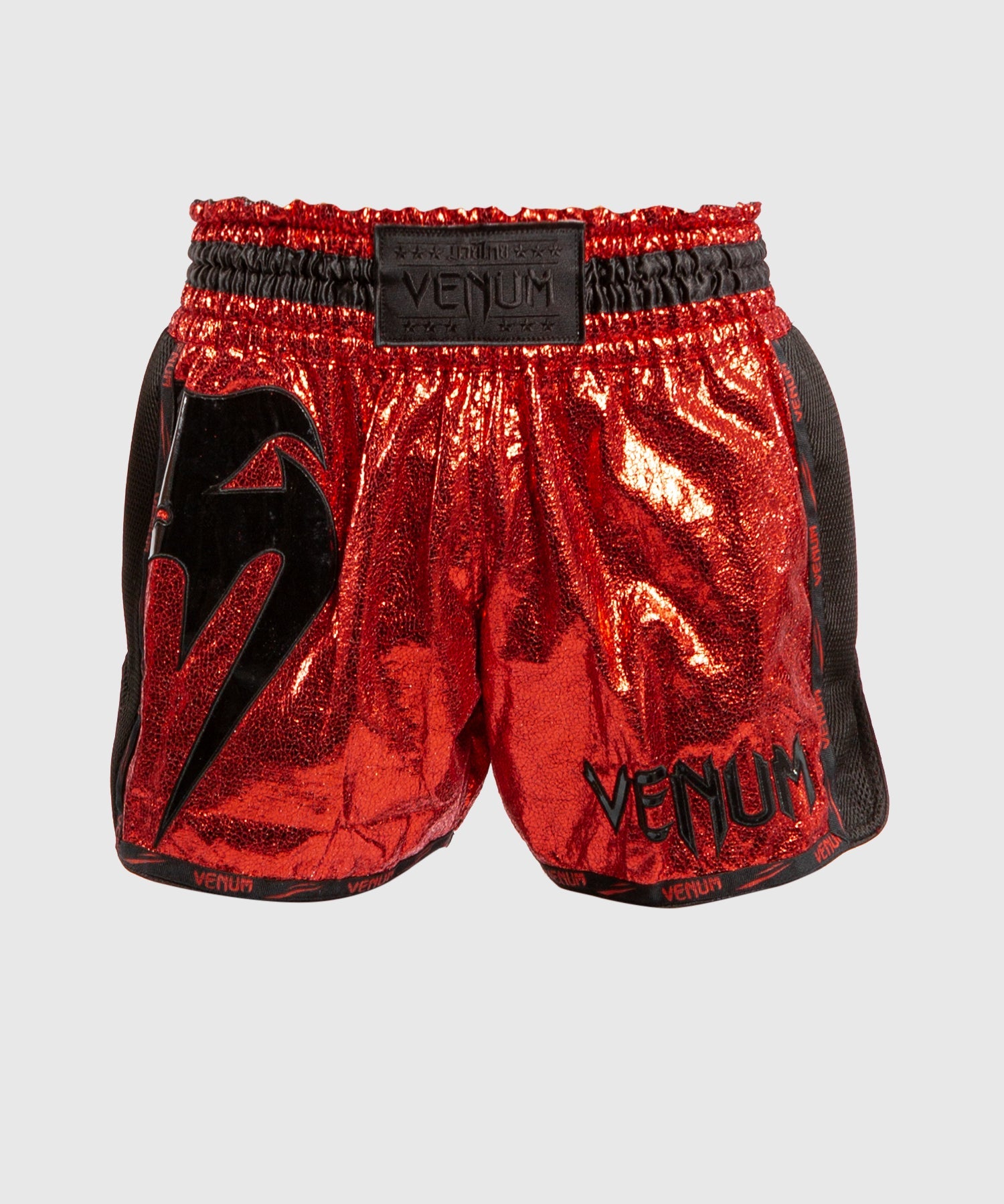 Muay Thai Shorts Venum Giant Foil - Rot/Schwarz – Venum Schweiz